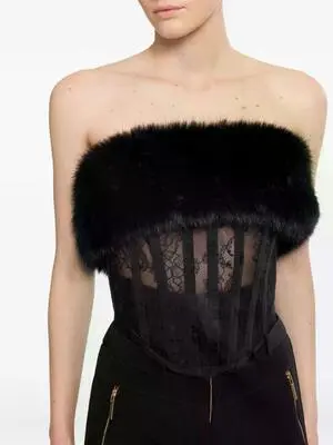 Elie Saab Strapless Lace-fabric Corset