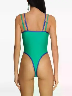 AMIR SLAMA X Tati Barbieri Underwired Colour-blocking Swimsuit