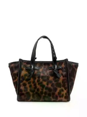 GIANNI CHIARINI Mini Miss Marcella Leopard-print Tote Bag