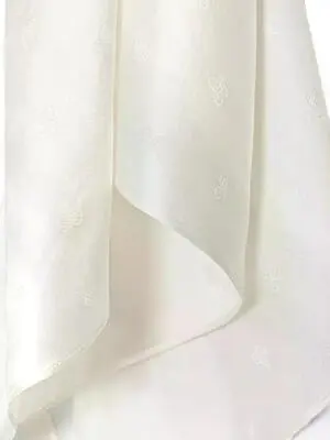 Luisa Spagnoli Logo-embroidered Scarf