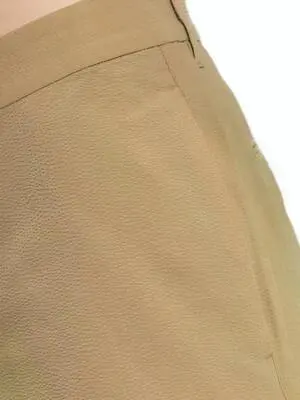 Emporio Armani Creased-finish Trousers