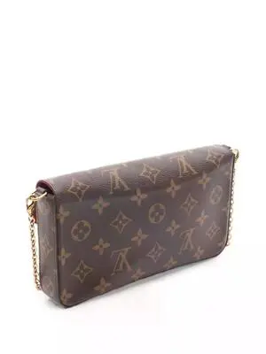LOUIS VUITTON Monogram Félicie Pochette Clutch Bag