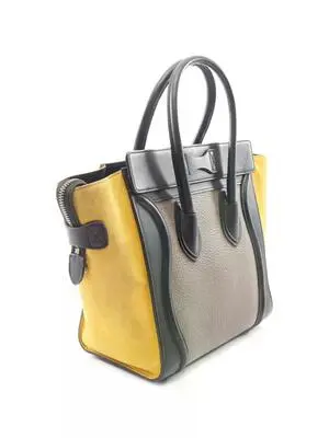 Celine Micro Luggage Tote Bag - Black