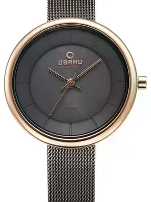 OBAKU Lys 33mm Watch - Black