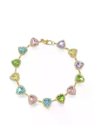 Mayol Vivian Heart Pendant Necklace With Crystal Embellishments