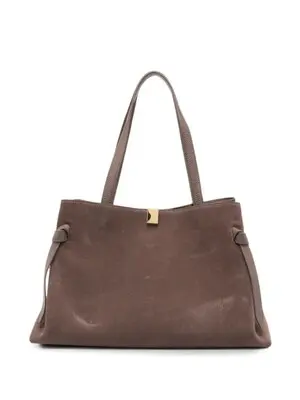 Yuzefi Handbag Suede "gyoza" Tote Bag - Brown
