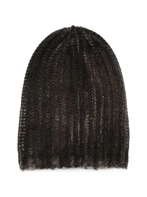 Avant Toi Hat Hand Painted Corn Cob Stitch - Red