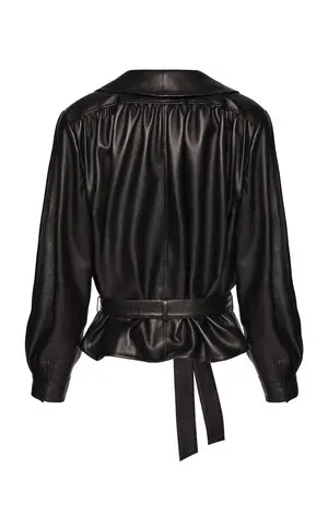 Magda Butrym Oversized Leather Jacket
