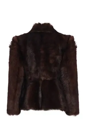 Magda Butrym Relaxed Leather Shearling Jacket