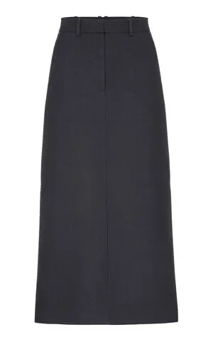 Magda Butrym Mid-rise Wool Midi Skirt - Multi