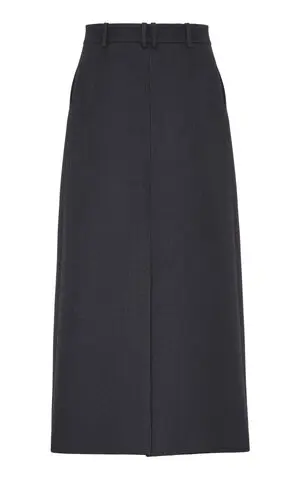 Magda Butrym Mid-rise Wool Midi Skirt