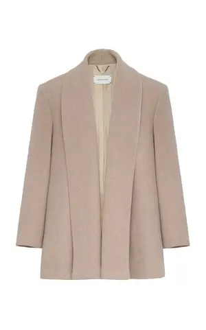 Magda Butrym Relaxed Cashmere Coat - Neutral