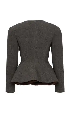 Magda Butrym Tailored Wool-linen Jacket