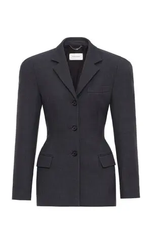 Magda Butrym Tailored Wool Jacket - Grey
