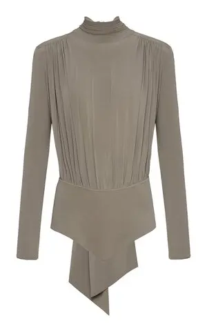Magda Butrym Turtleneck Bodysuit - Grey