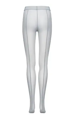Magda Butrym Mid-rise Tights - Light Blue