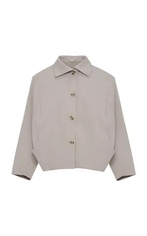 Magda Butrym Collared Jacket - Neutral