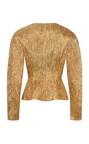 Magda Butrym Tailored Metallic Jacket