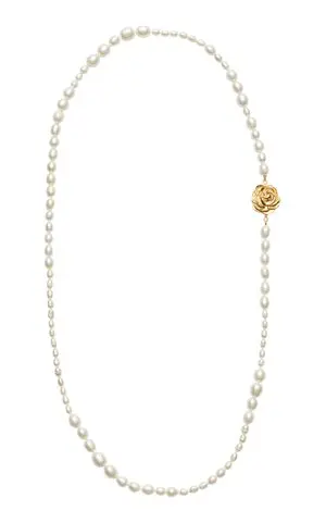 Magda Butrym Cream Necklace - White