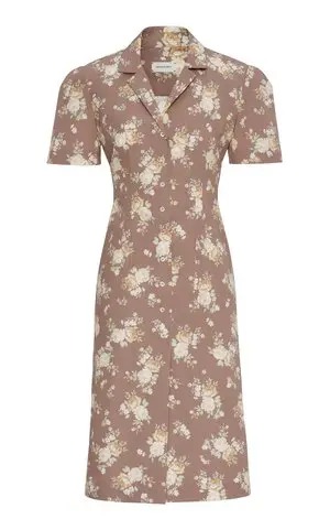 Magda Butrym Cotton Midi Dress - Floral