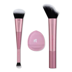 REAL TECHNIQUES Cheeky Trio Makeup Brush & Sponge Set - One-color
