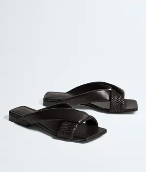 Bottega Veneta Riva Flat Mule