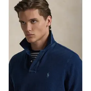 Ralph Lauren Classic Fit Indigo Mesh Polo Shirt