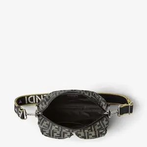 Fendi Camera Case In Technical Fabric With Ff Zucca Motif