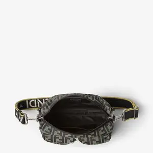 Fendi Camera Case In Technical Fabric With Ff Zucca Motif