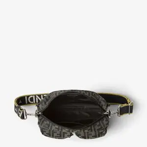 Fendi Camera Case In Technical Fabric With Ff Zucca Motif