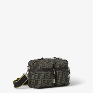 Fendi Camera Case In Superlight Ff Zucca Technical Fabric