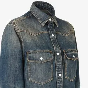 Fendi Western Shirt In Bananatex® Denim