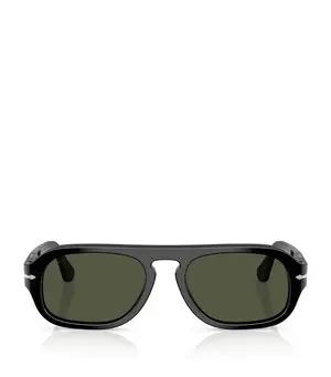 Persol Square Pilot Sunglasses