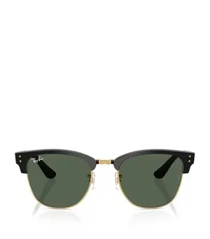 Ray-ban Clubmaster Reverse Square Sunglasses - Black