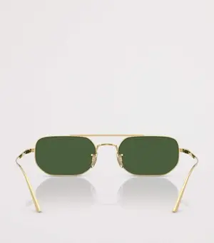 Oliver Spencer Steel 1989c Rectangle Sunglasses