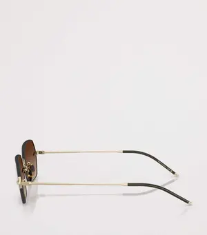 Oliver Spencer Titanium Tk-13 Octagonal Sunglasses