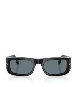 Persol Acetate Pillow Sunglasses - Black