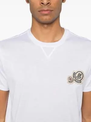 Moncler Double Logo Patch Cotton T-shirt