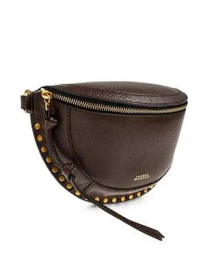 Isabel Marant Étoile Skano Hammered Leather Belt Bag With Studs