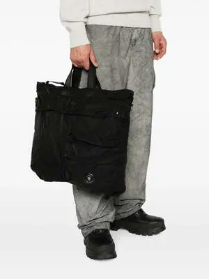 C.P. COMPANY Lens-detail Multi-pocket Tote Bag