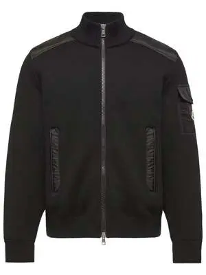Moncler Padded Wool Zip-up Cardigan