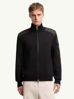 Moncler Padded Wool Zip-up Cardigan