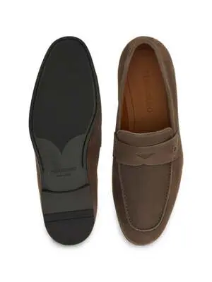 FERRAGAMO Tiberio Suede Loafer