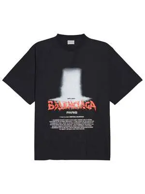 Balenciaga The Door Oversized T-shirt In Dry Jersey