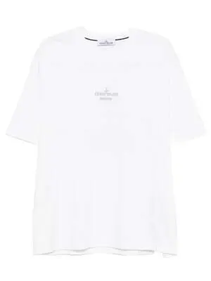 Stone Island Regular Fit T-shirt With `archivio` Print