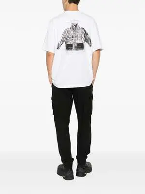 Stone Island Regular Fit T-shirt With `archivio` Print