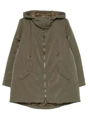 Herno Hooded Ripstop Parka - Green