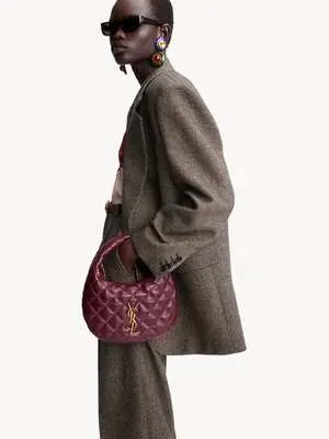 Saint Laurent Quilted Nappa Baby Icare Bag - Red