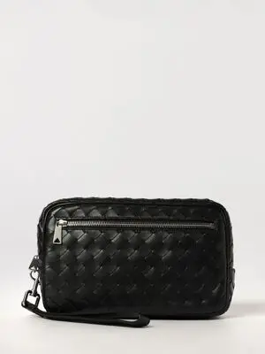 Bottega Veneta Calfskin Woven Bag - Black