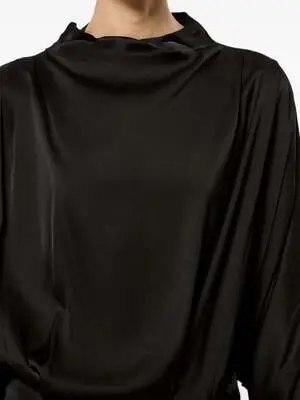 Isabel Marant Étoile Asymmetrical Draped Dress - Black